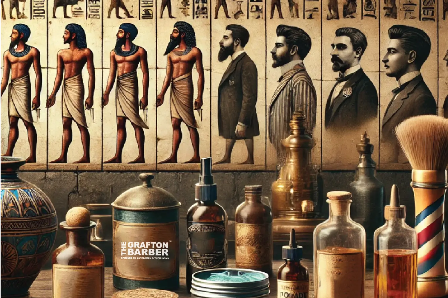 Hair Products Through History - The Grafton Barber